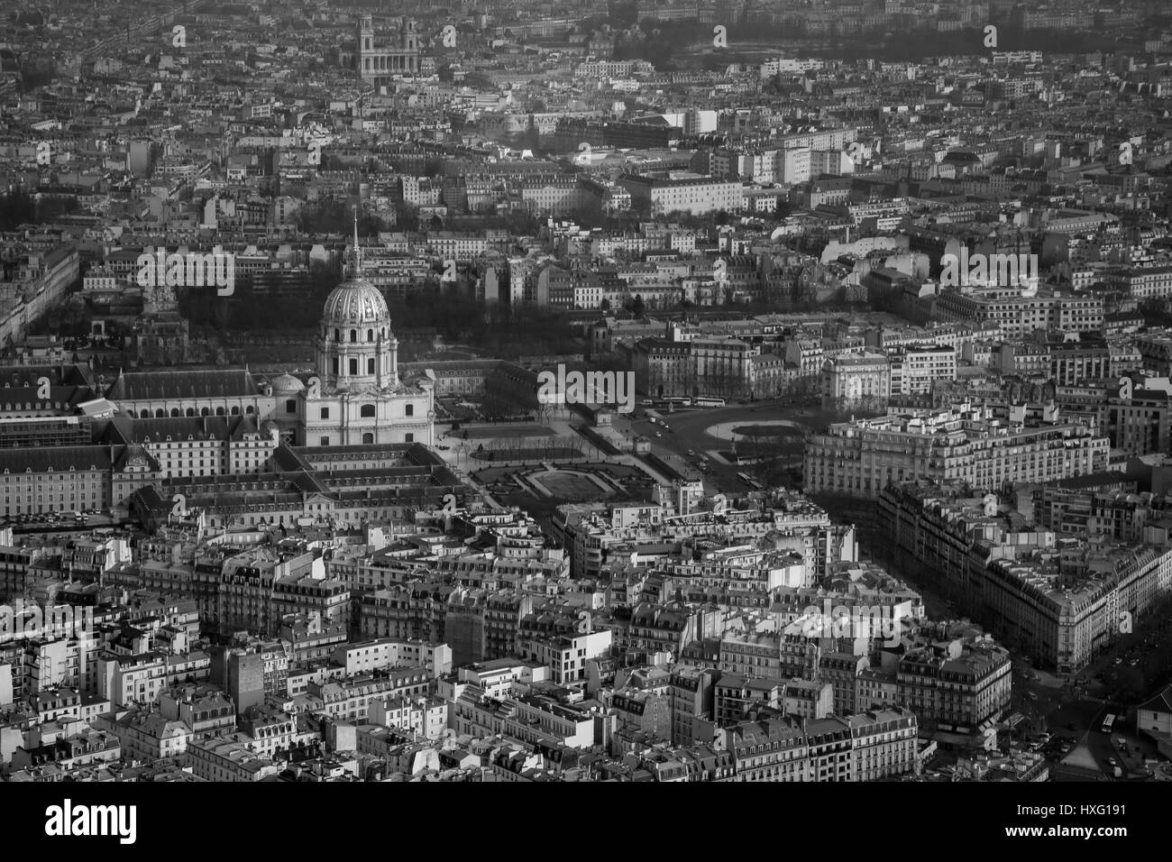 Looking down from eiffel tower hi-res stock photography and images - Alamy
