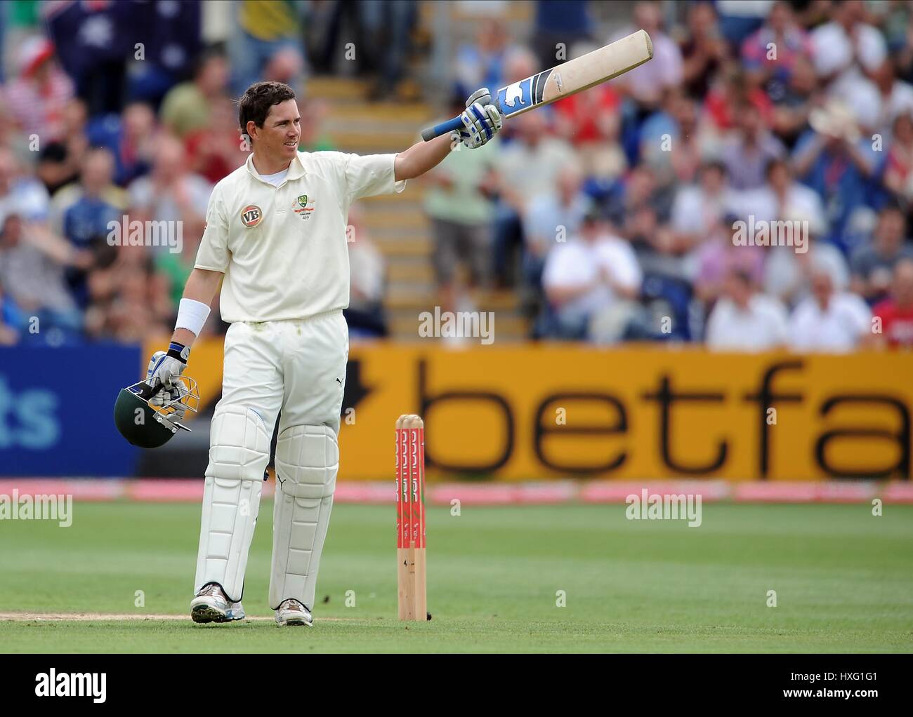 MARCUS NORTH CELEBRATES 100 ENGLAND V AUSTRALIA CARDIFF SWALEC STADIUM ...