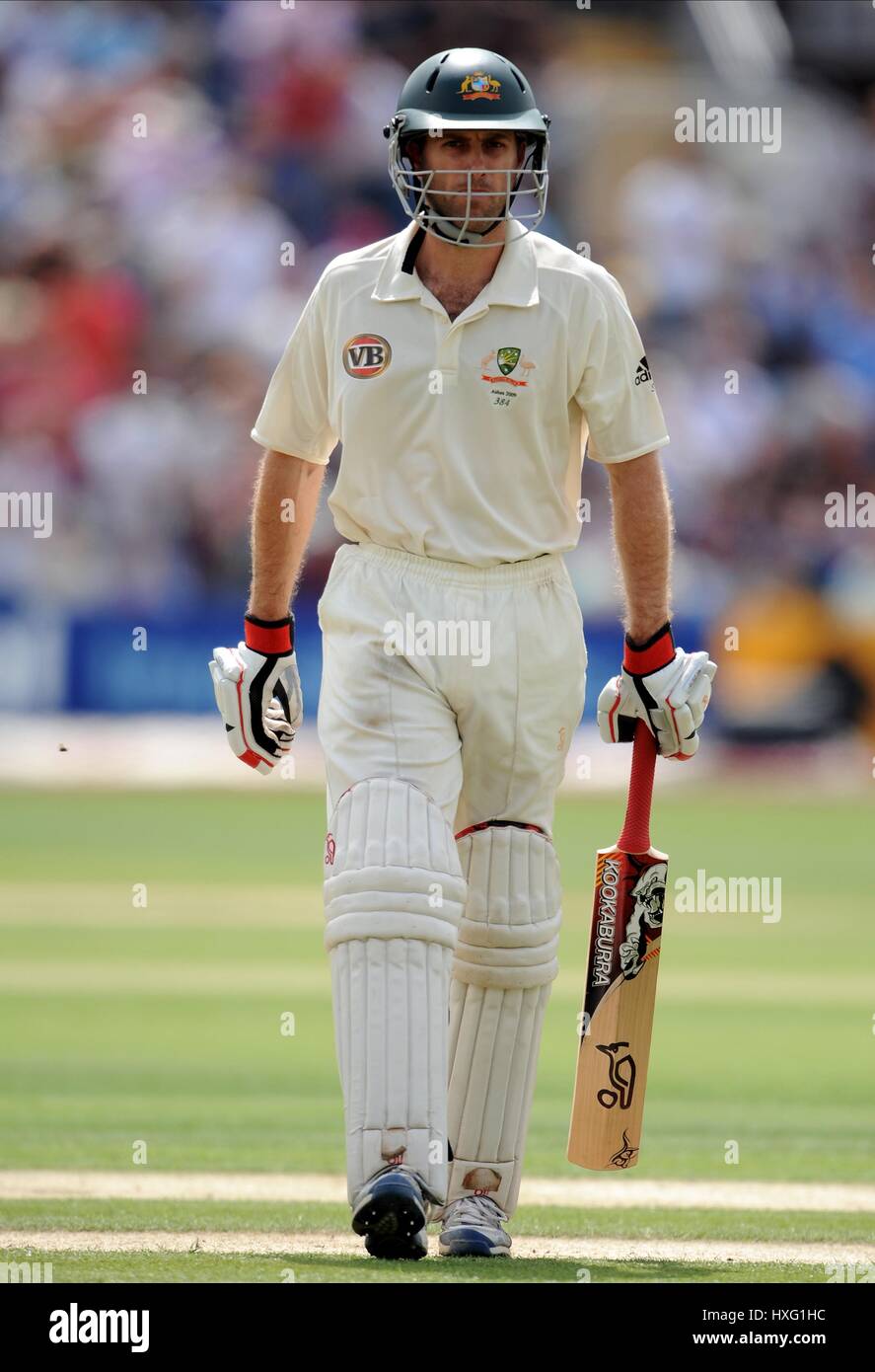 SIMON KATICH LEAVES THE FIELD ENGLAND V AUSTRALIA CARDIFF SWALEC ...