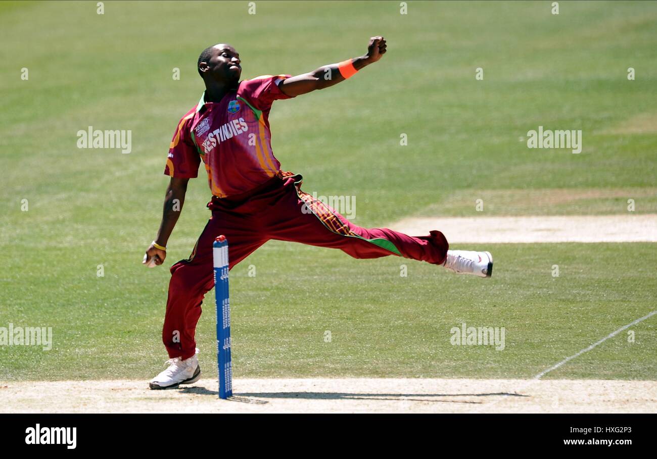 FIDEL EDWARDS WEST INDIES THE OVAL LONDON ENGLAND 02 June 2009 Stock ...
