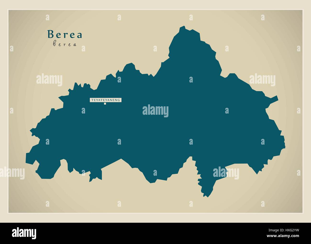 Map of berea Stock Vector Images - Alamy