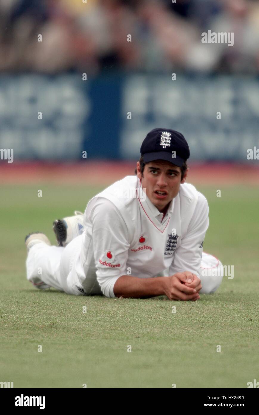 ALISTAIR COOK ENGLAND OLD TRAFFORD MANCHESTER ENGLAND 23 May 2008 Stock ...