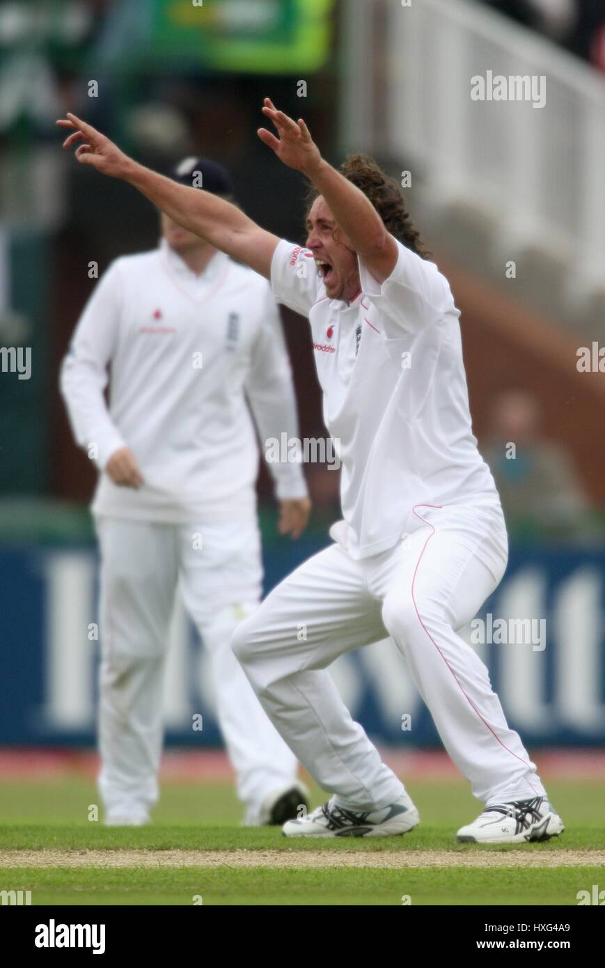 RYAN SIDEBOTTOM APEALS FOR WICKET OLD TRAFFORD MANCHESTER ENGLAND 23 ...
