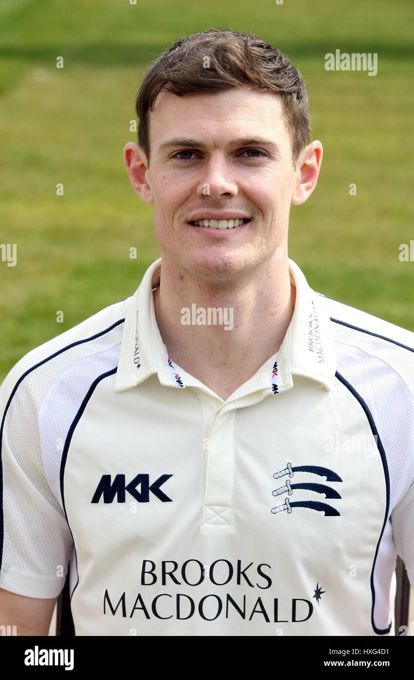 JAMES HARRIS MIDDLESEX CCC LONDON ENGLAND UK 08 April 2013 Stock Photo ...
