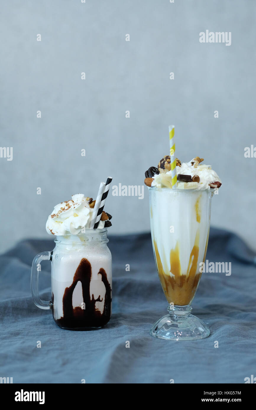 Frappe milkshakes hi-res stock photography and images - Alamy