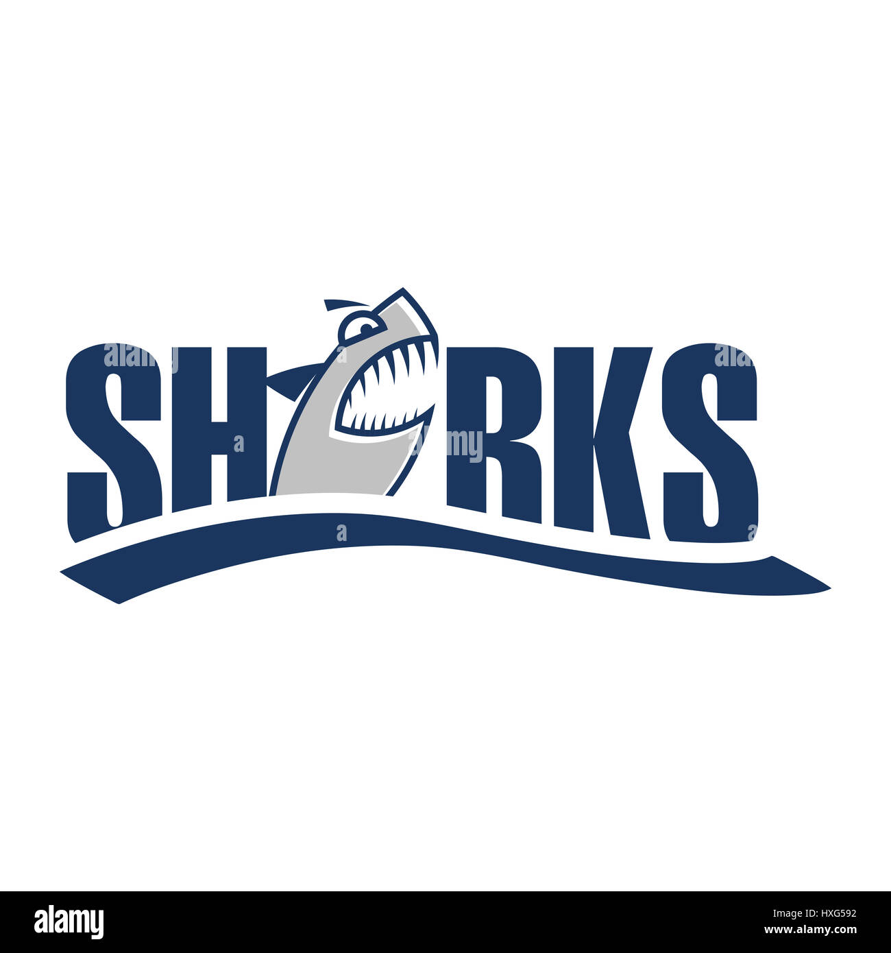Shark mouth logo hi-res stock photography and images - Alamy