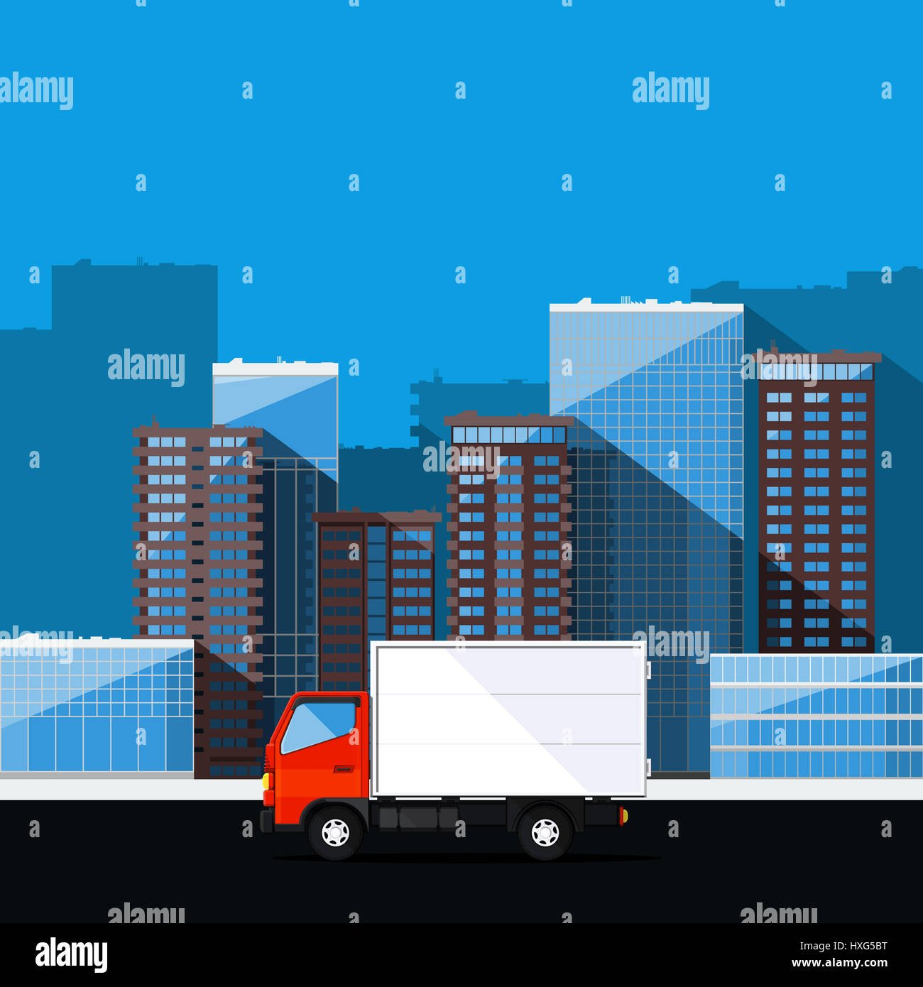Truck lorry delivery delivering hi-res stock photography and images - Alamy