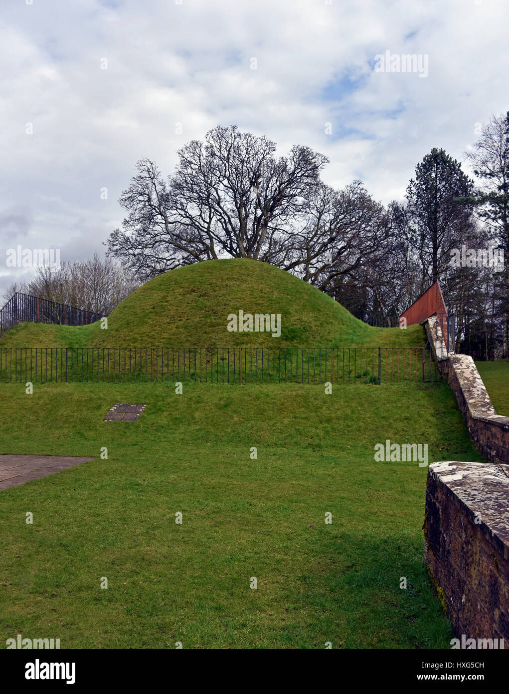 Site of the 'Leopard House' at the former Hunting Lodge. Chatelherault ...