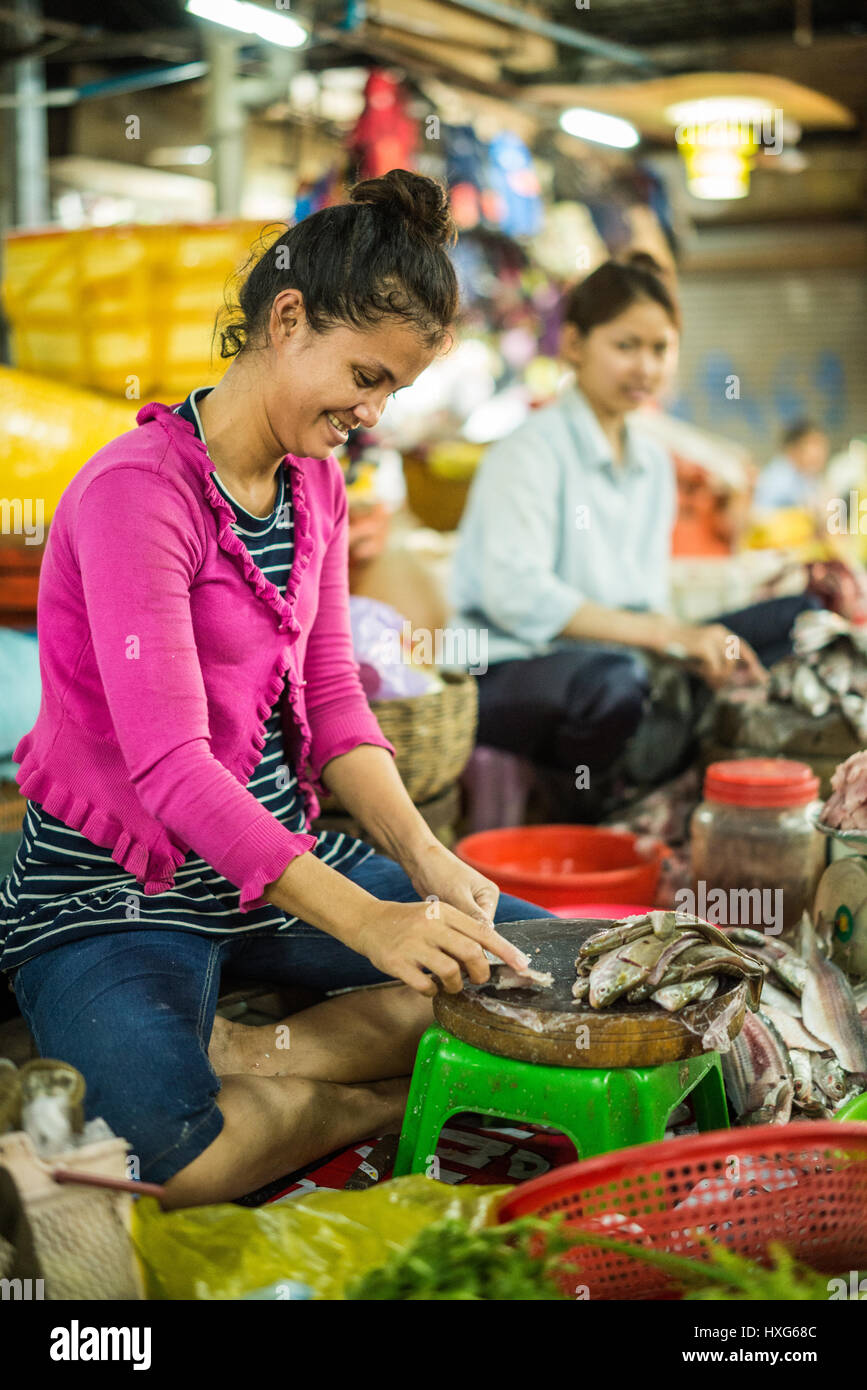 Local market in the Siem Reap, Cambodia Stock Photo - Alamy