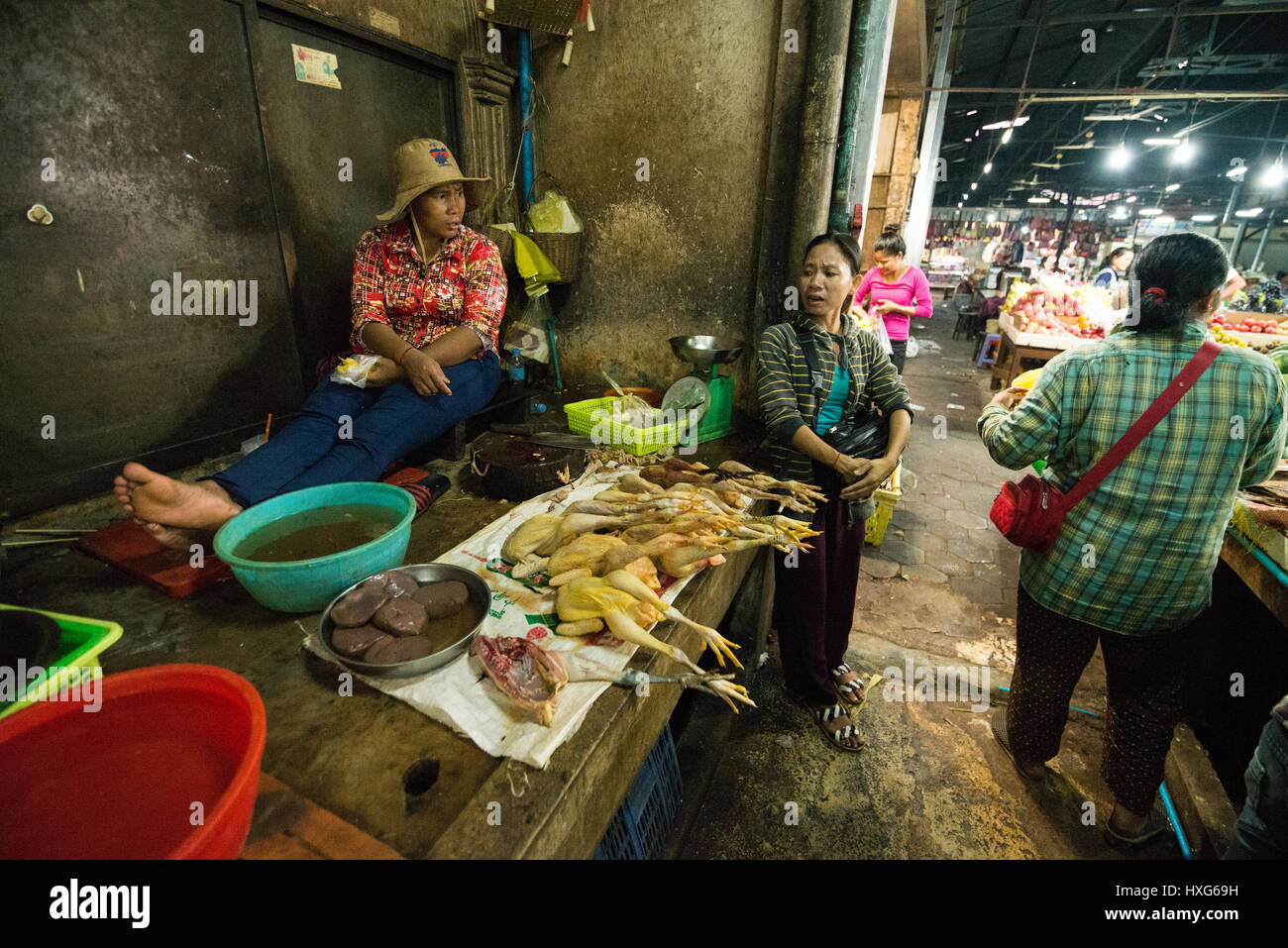 Local market in the Siem Reap, Cambodia Stock Photo - Alamy