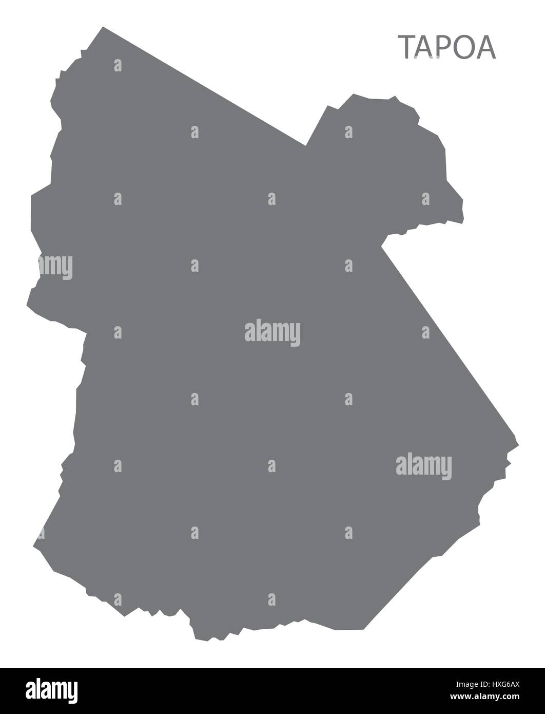 Tapoa Burkina Faso province map grey illustration silhouette Stock ...