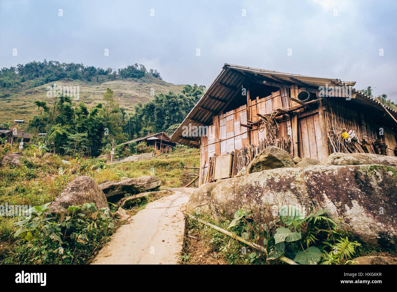 Wonderful landscapes from Sapa region in the north of Vietnam Stock ...