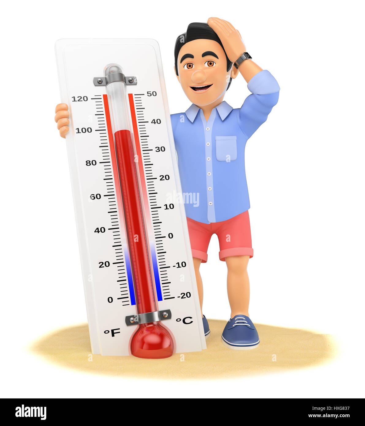 Young people on tropical Cut Out Stock Images & Pictures - Alamy