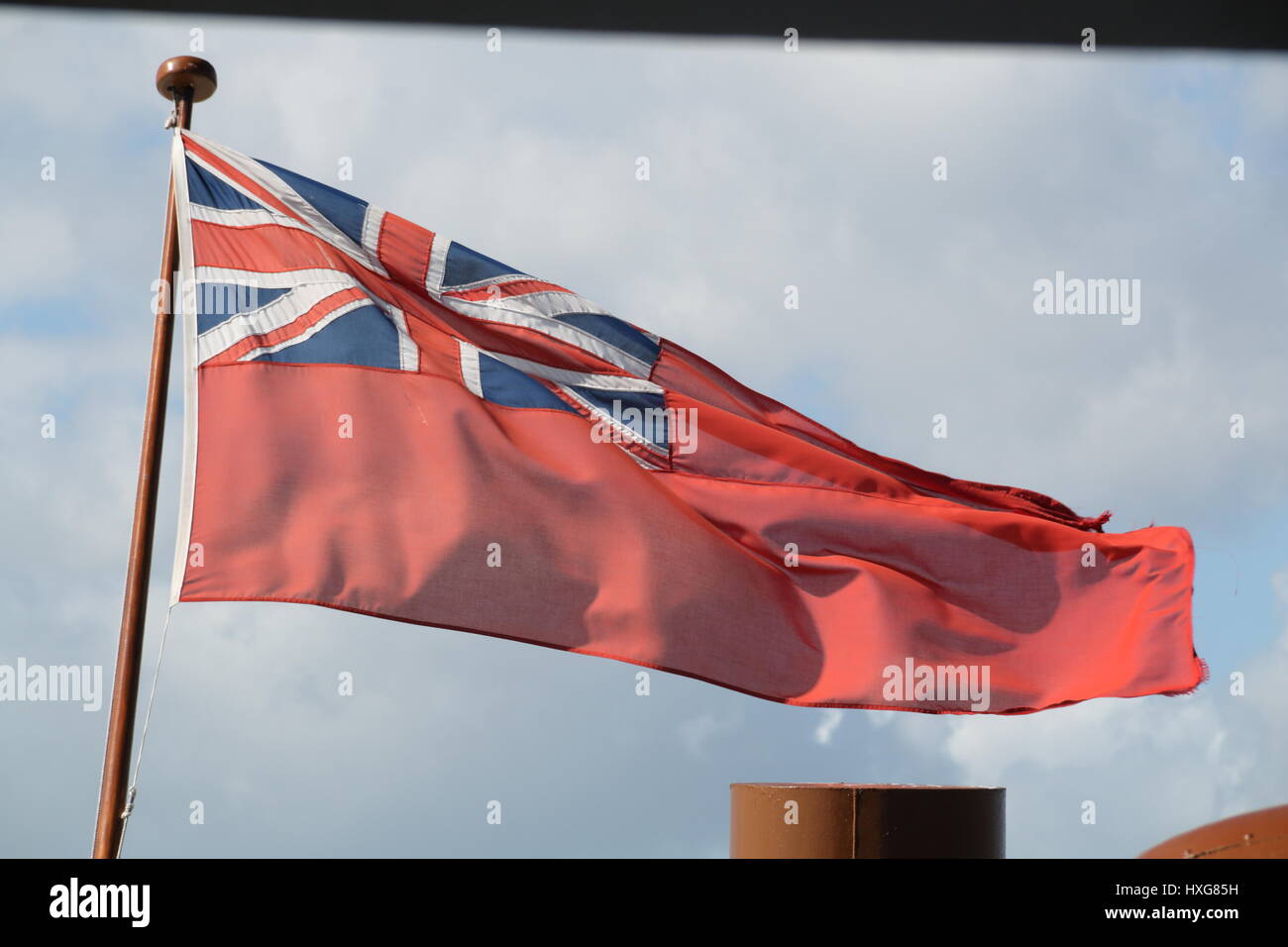Flag of Waverley paddle steamer Stock Photo - Alamy
