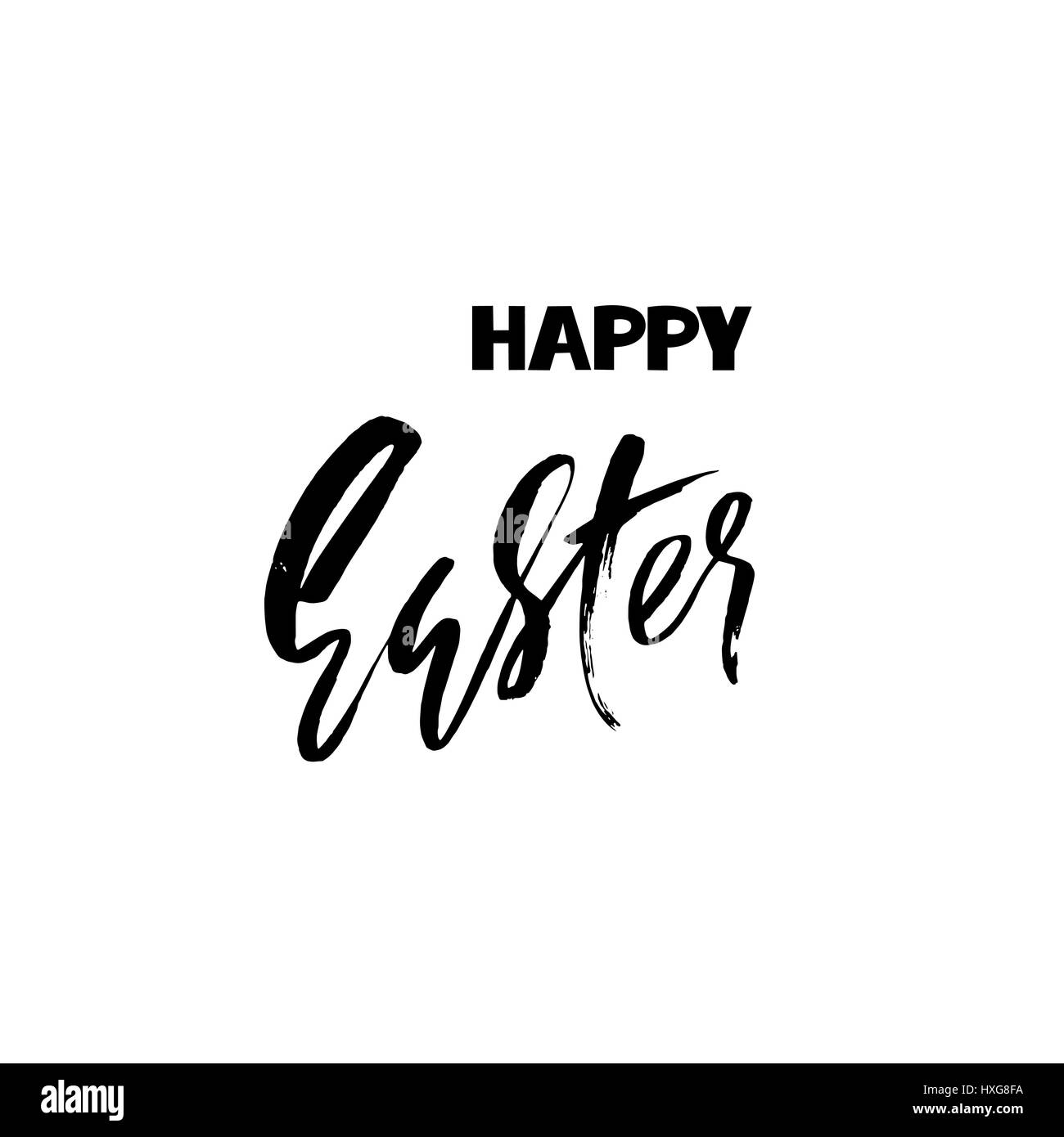 Handwritten easter sign Cut Out Stock Images & Pictures - Alamy