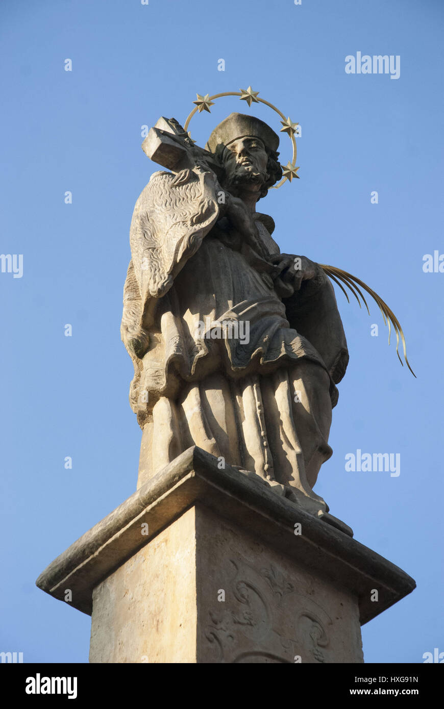 Saint john of nepomuk monument hi-res stock photography and images - Alamy