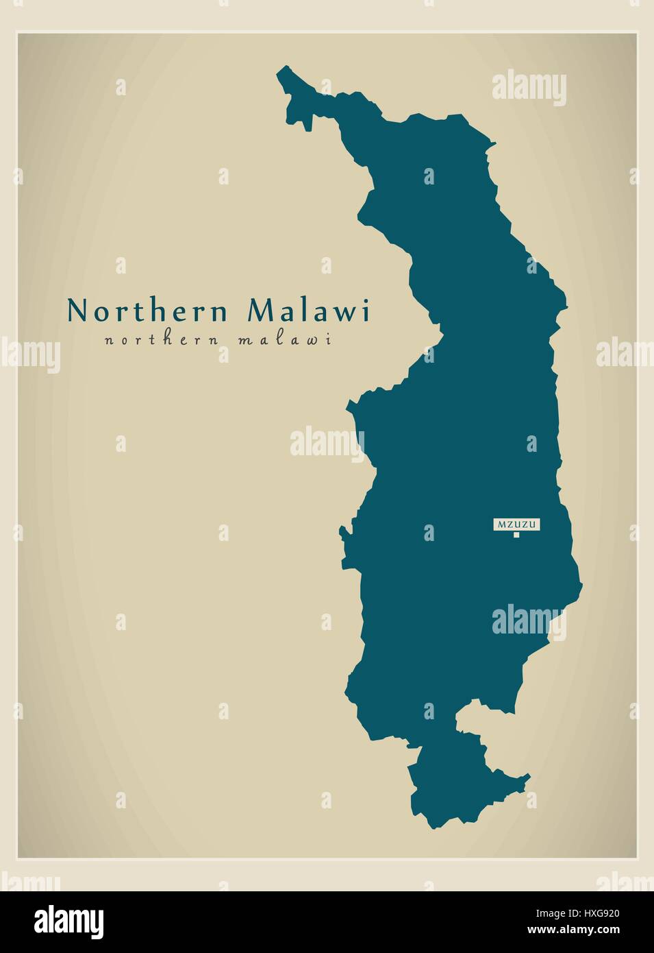 Map of malawi Stock Vector Images - Alamy
