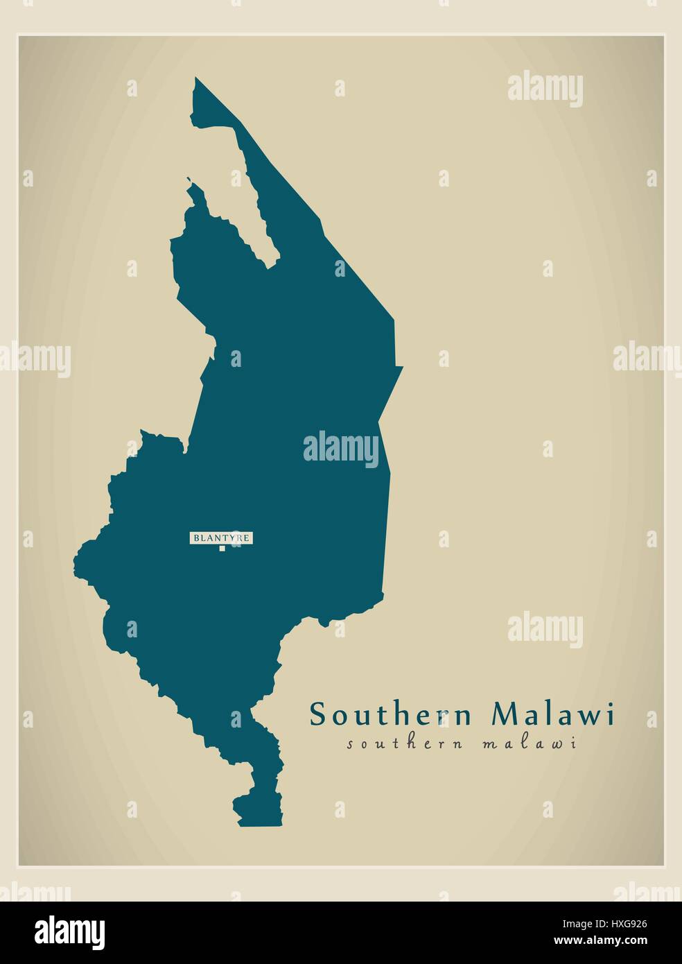 Southern Malawi Map Physical Map Of Zomba