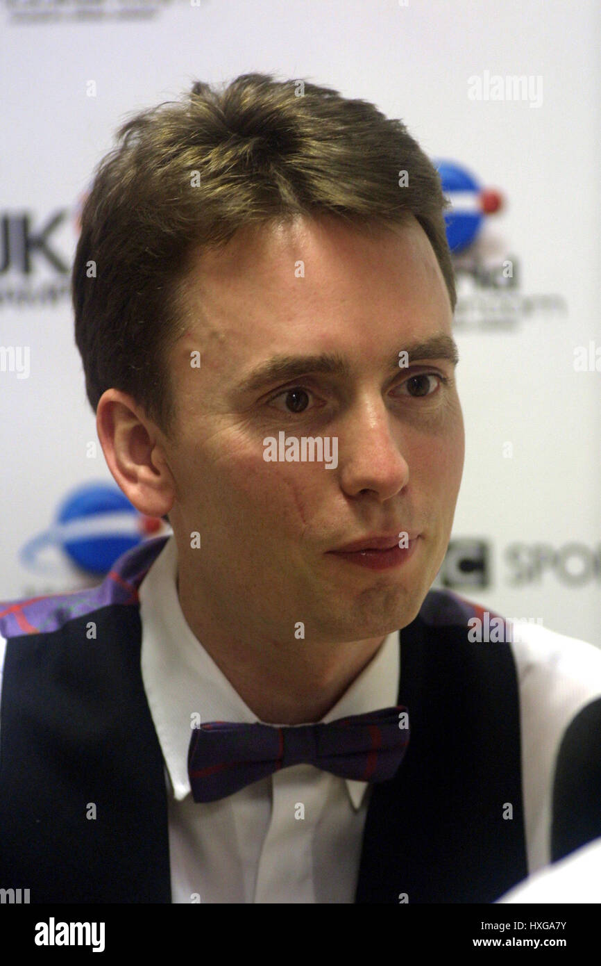 KEN DOHERTY IRELAND BARBICAN CENTRE YORK 11 December 2001 Stock Photo ...