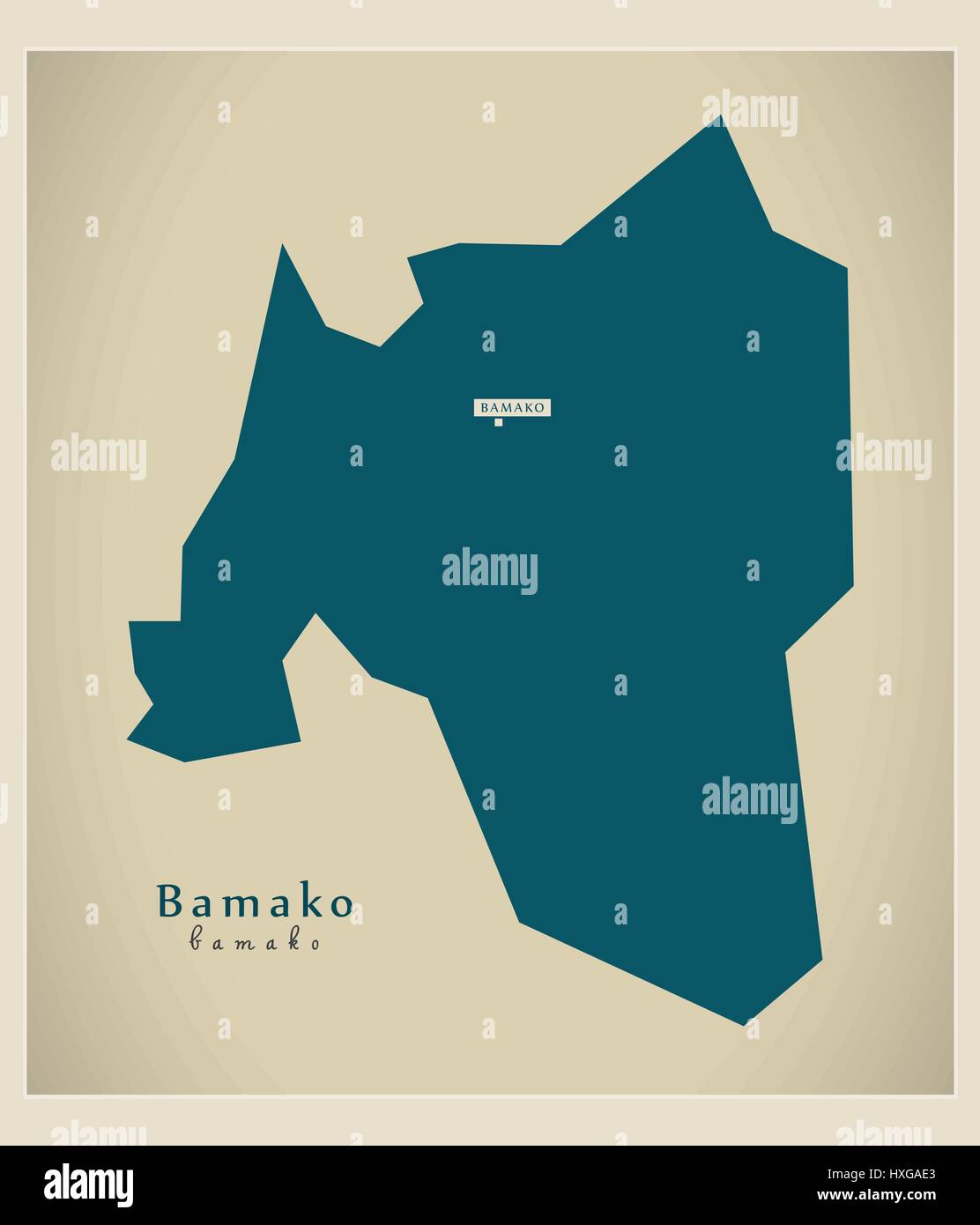 Bamako map hi-res stock photography and images - Alamy
