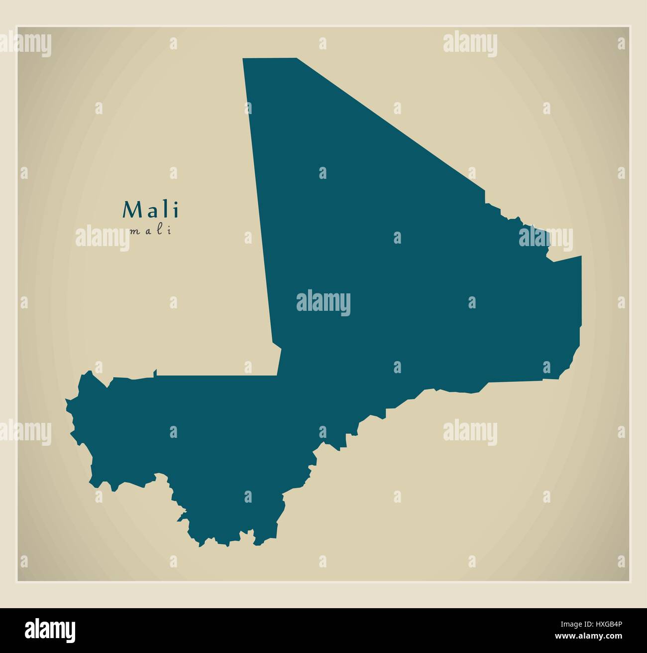 Mali border Stock Vector Images - Alamy