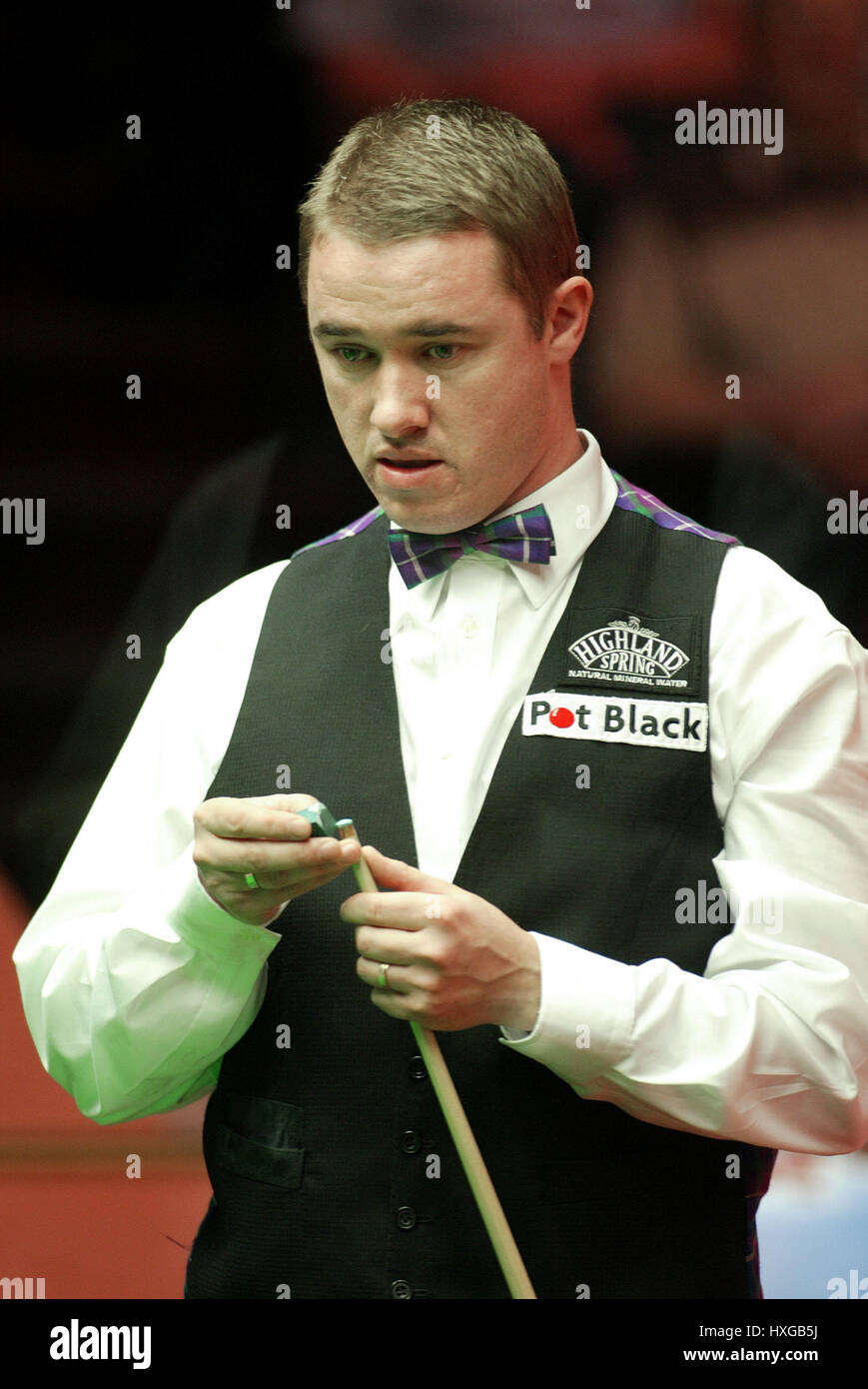 STEPHEN HENDRY SCOTLAND THE CRUCIBLE THEATRE SHEFFIELD 21 April 2004 ...