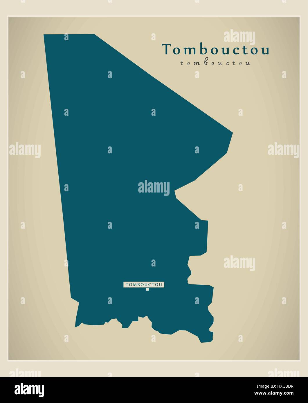 Tombouctou map hi-res stock photography and images - Alamy