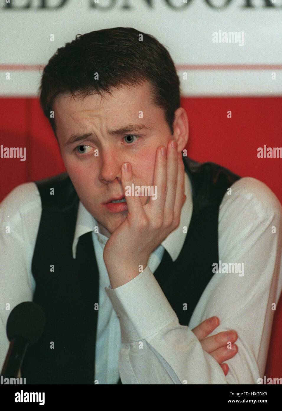 JOHN HIGGINS SCOTLAND 13 May 1996 Stock Photo - Alamy