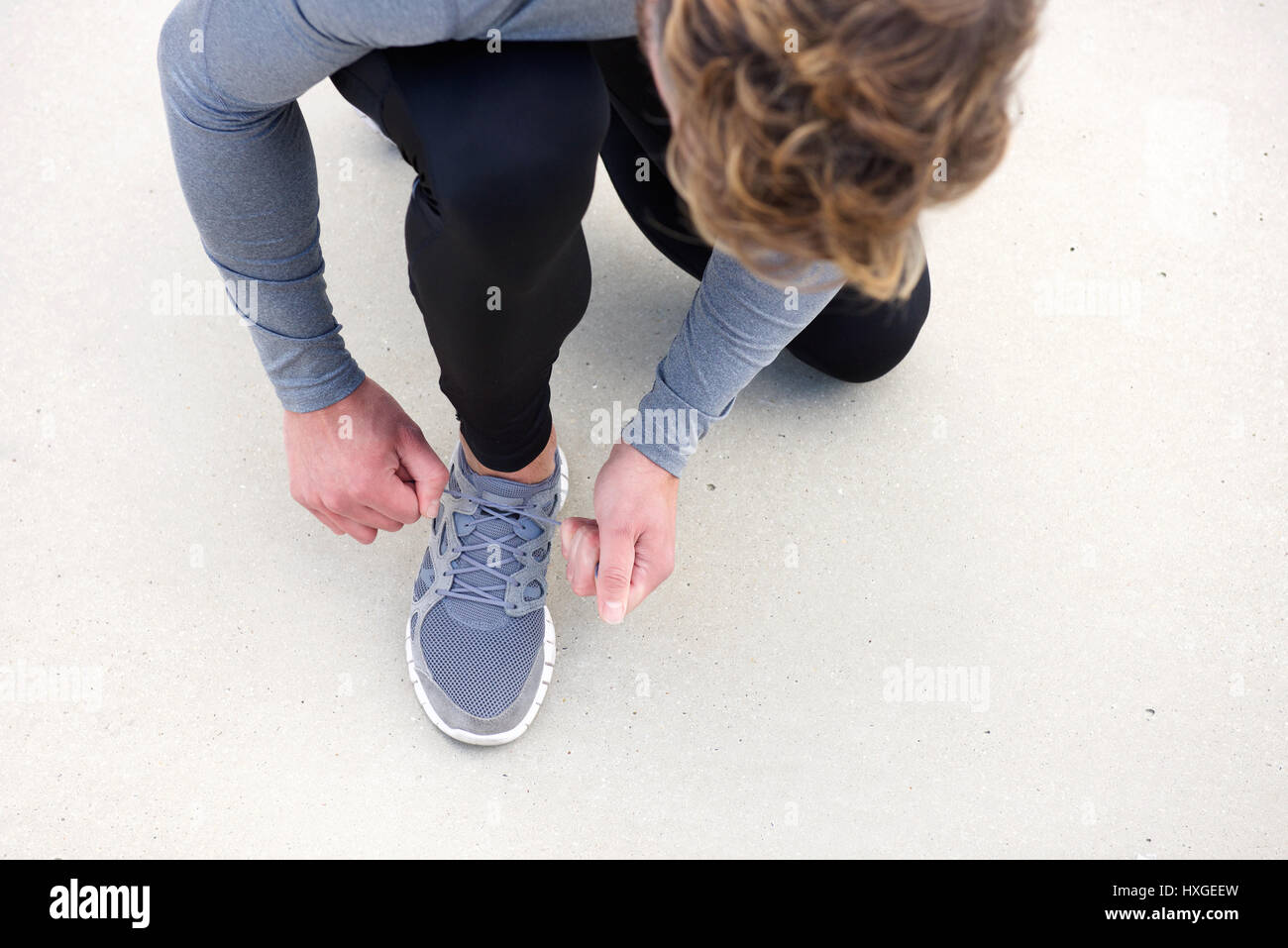 Shoes from above hi-res stock photography and images - Alamy