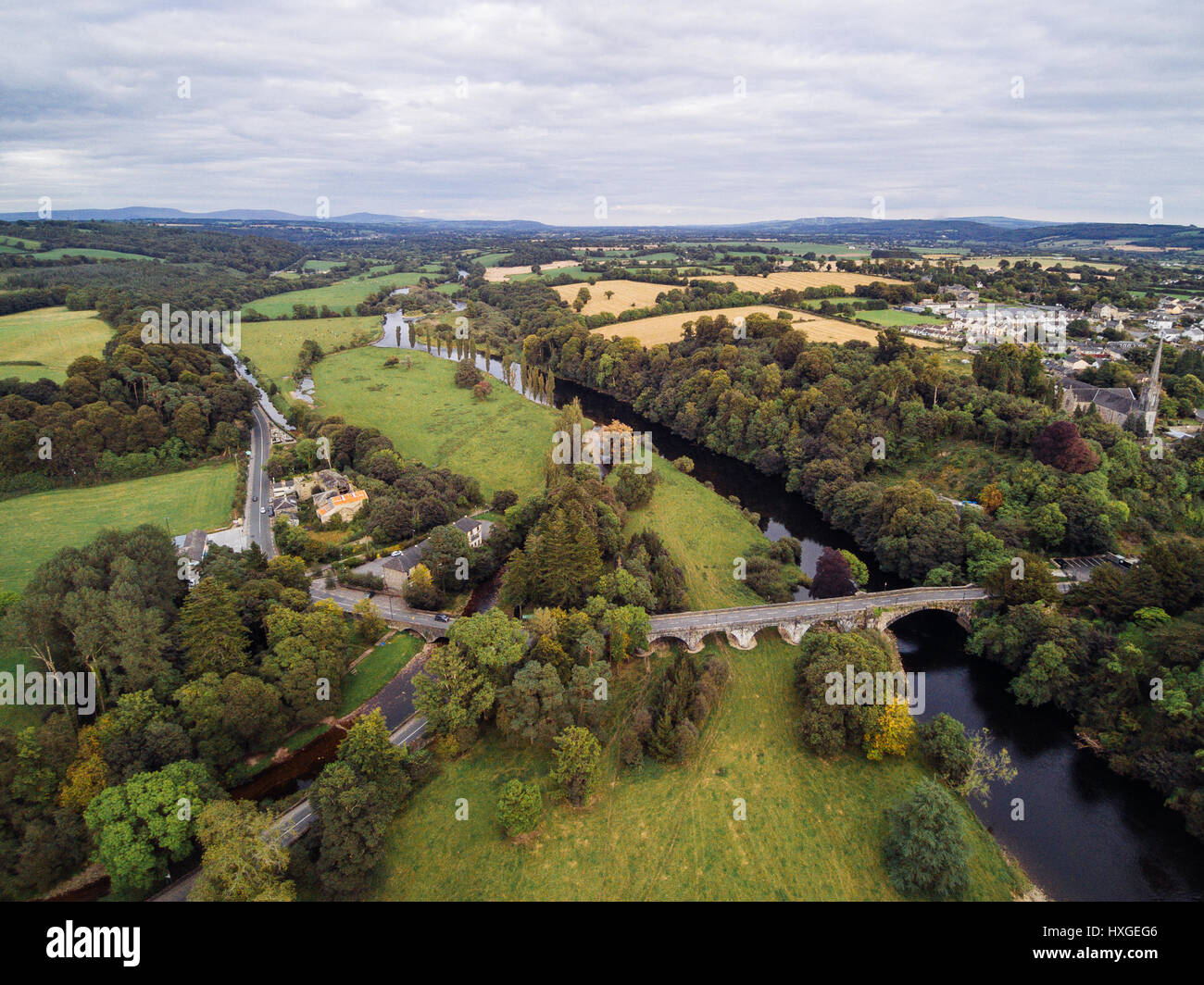 Waterford castle aerial hi-res stock photography and images - Alamy