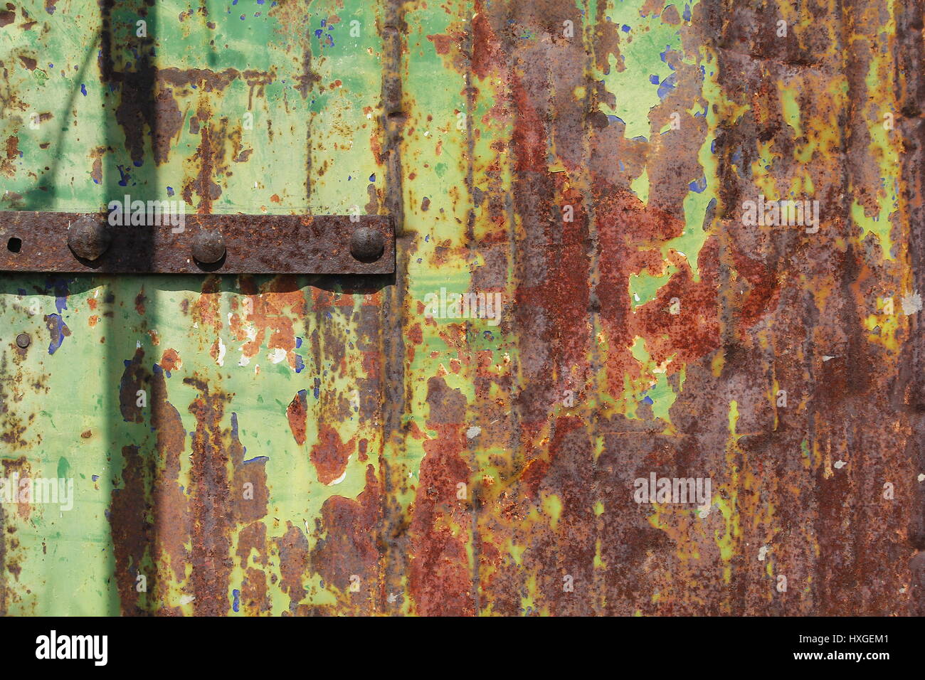 Old corroded steel surface, with cracked paint Stock Photo - Alamy