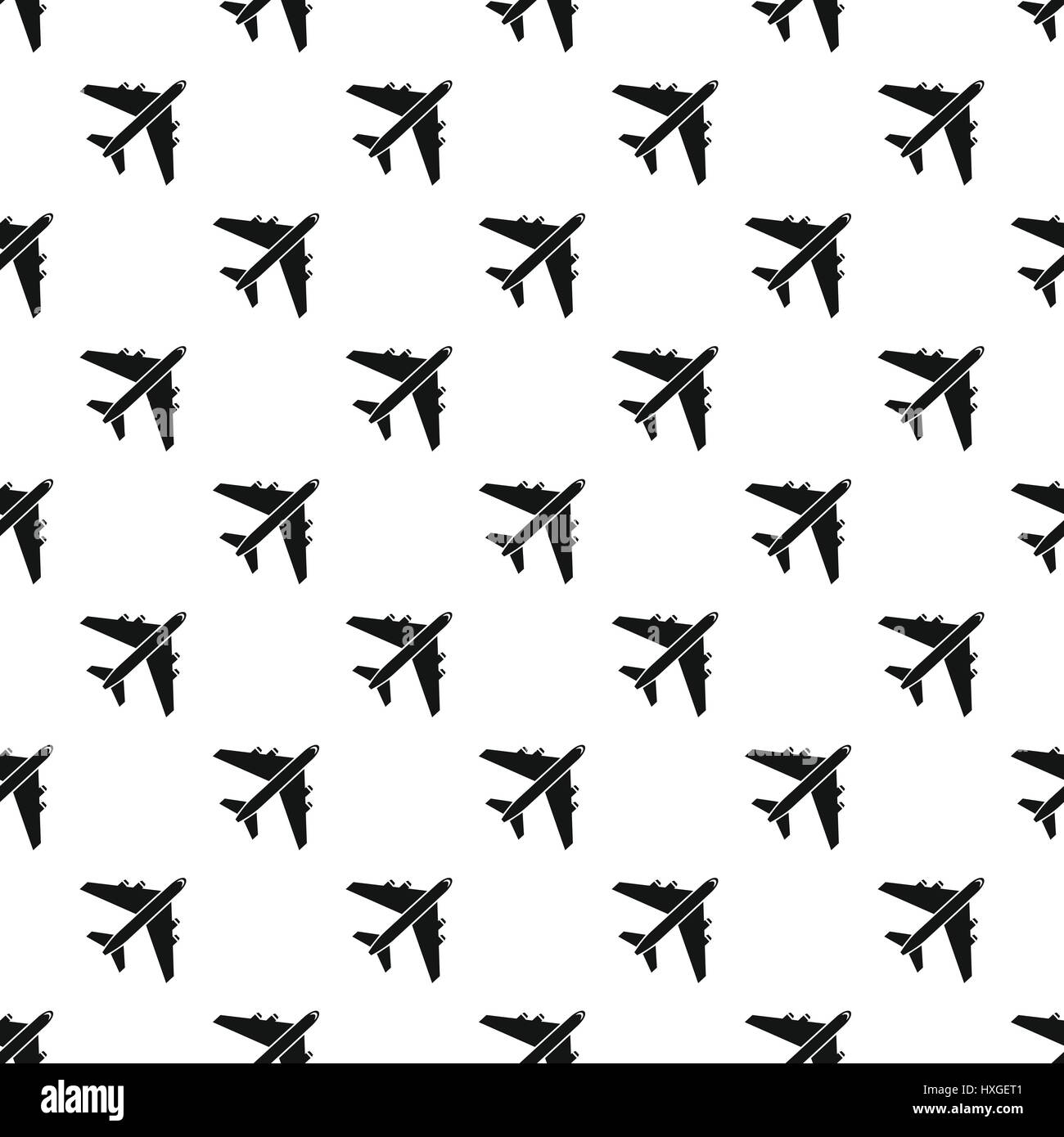 Plane pattern, simple style Stock Vector Image & Art - Alamy