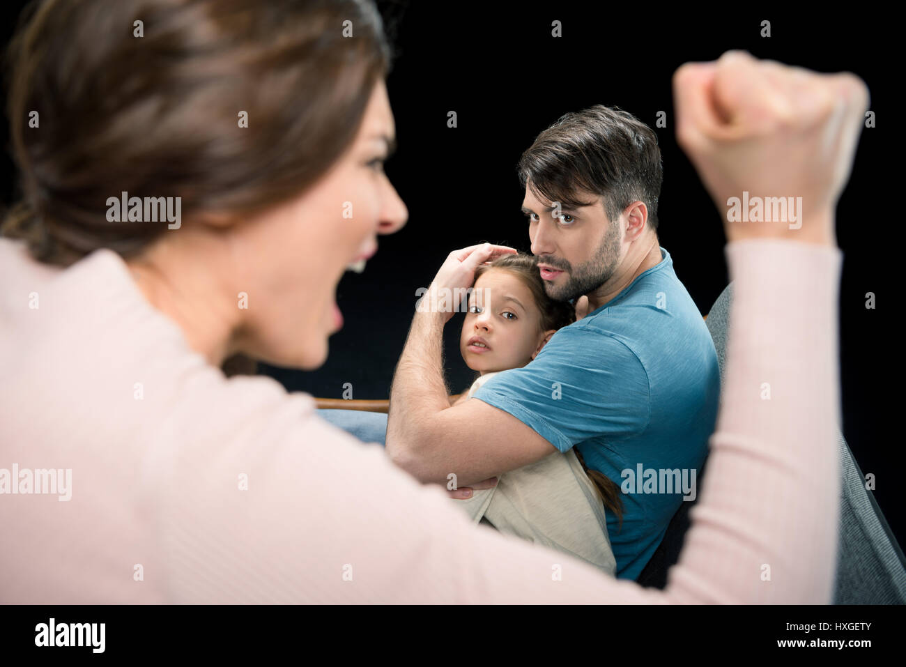 Aggressive Child And Mother High Resolution Stock Photography and ...