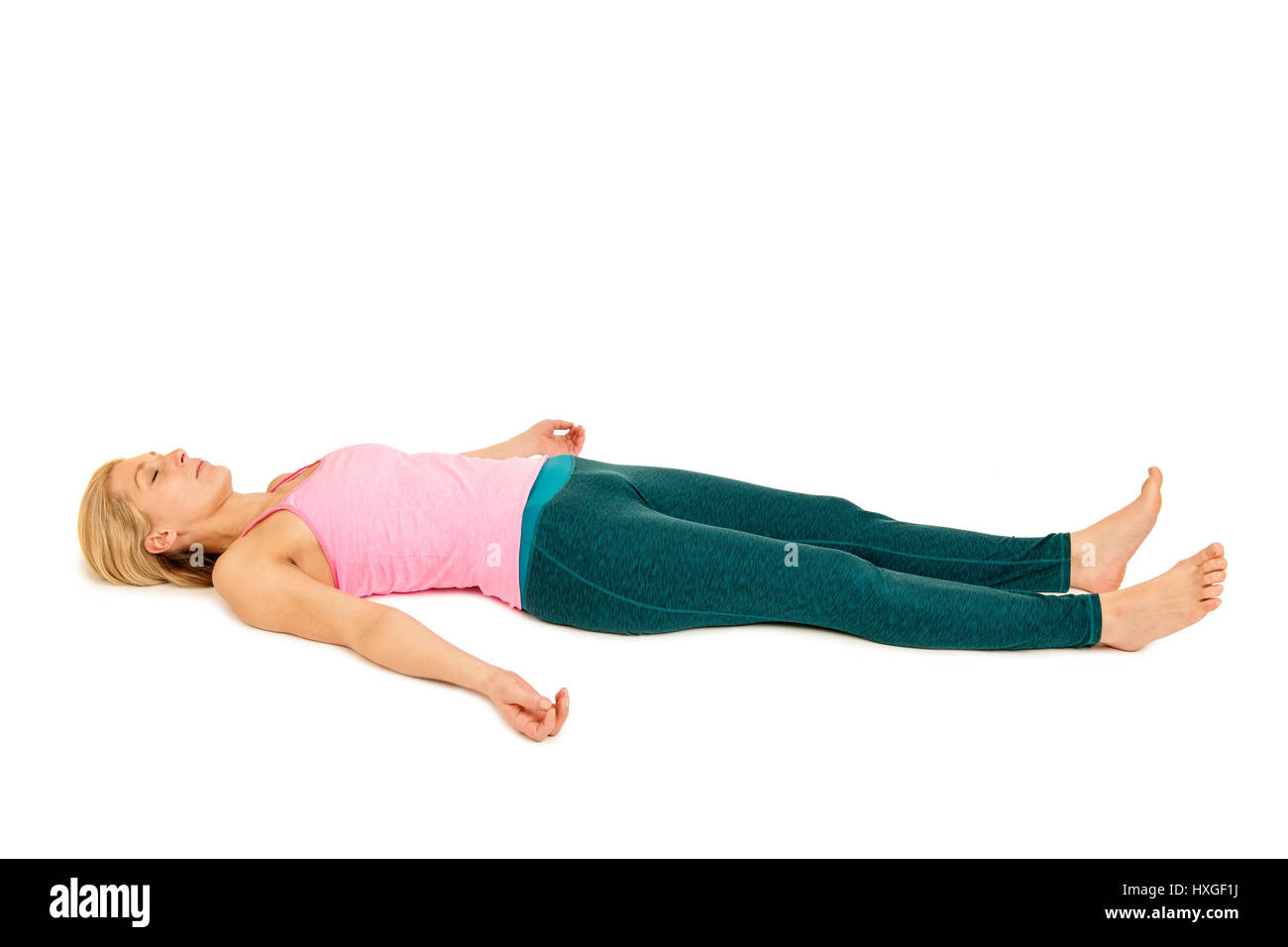 Dead woman lying on ground Cut Out Stock Images & Pictures - Alamy