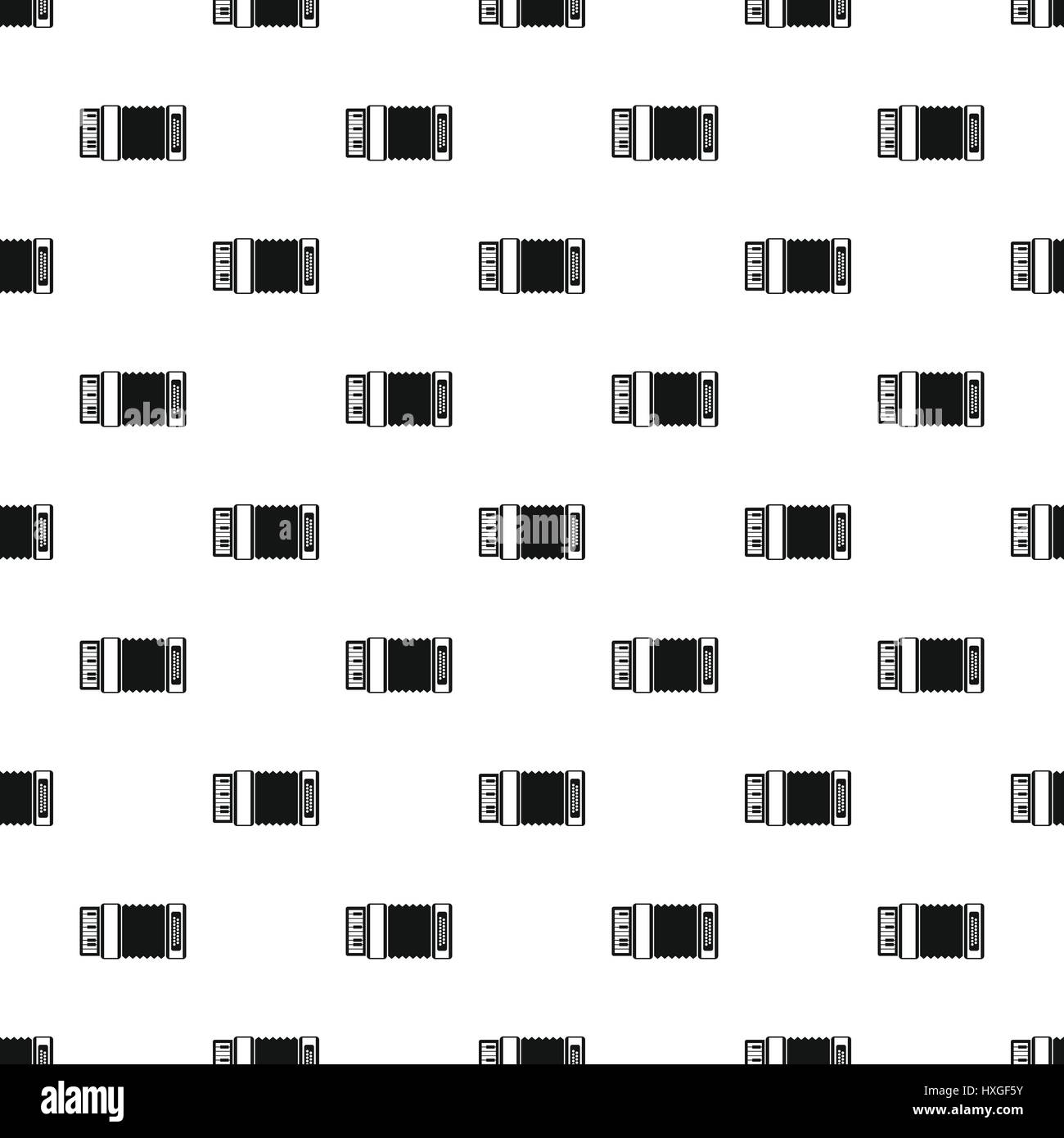 Accordion Pattern Simple Style Stock Vector Image And Art Alamy