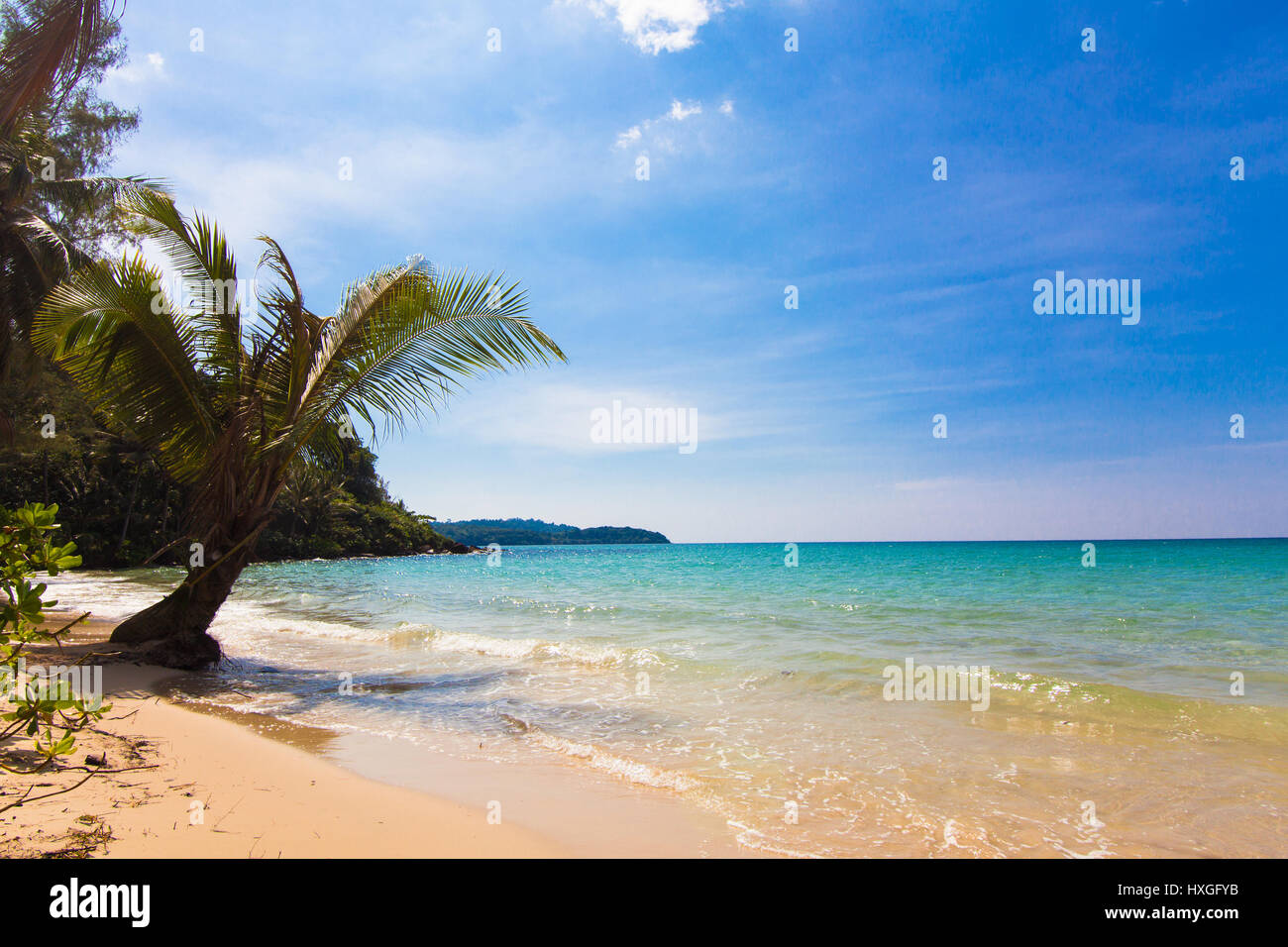 tropical beach. Beach on Ko Kood Stock Photo - Alamy