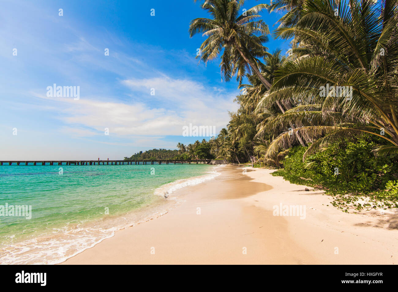 tropical beach. Beach on Ko Kood Stock Photo - Alamy
