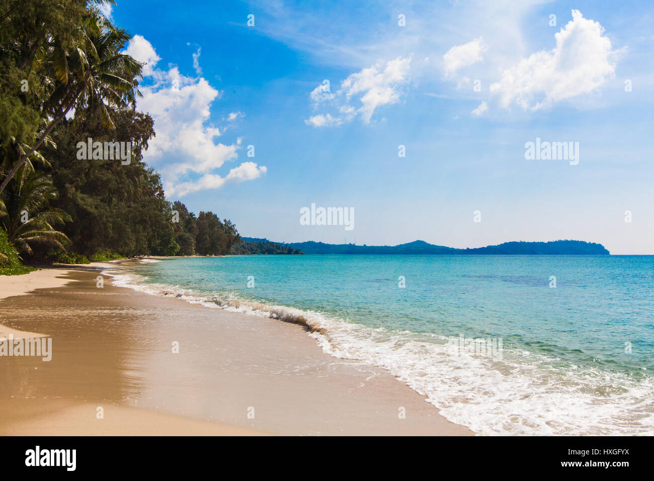 tropical beach. Beach on Ko Kood Stock Photo - Alamy