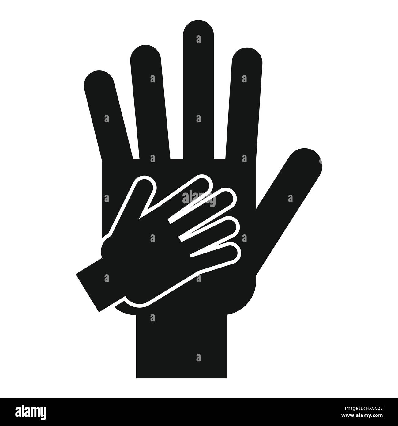 Parent child helpful Cut Out Stock Images & Pictures - Alamy