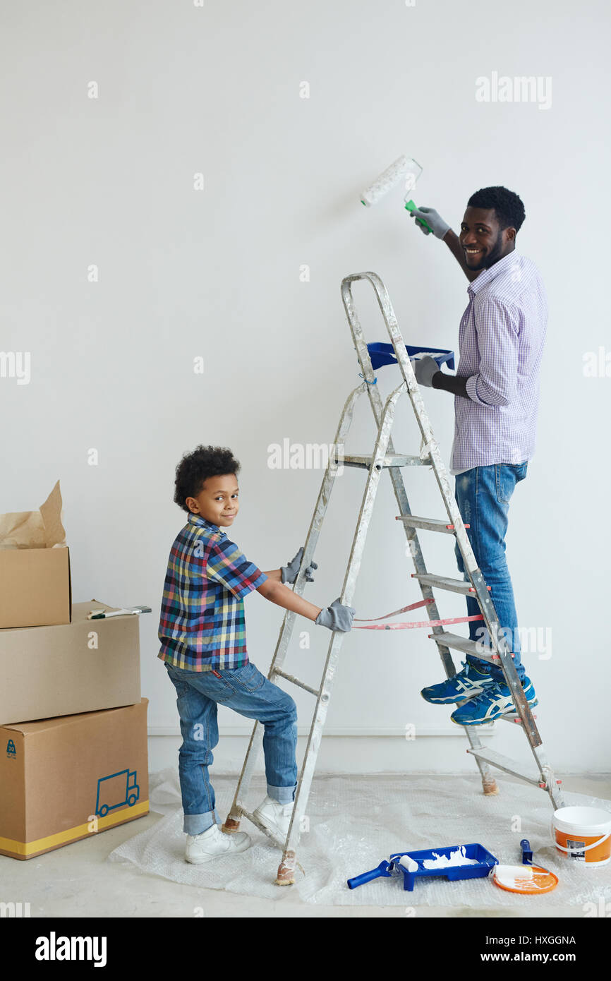 Helping Hold The Ladder