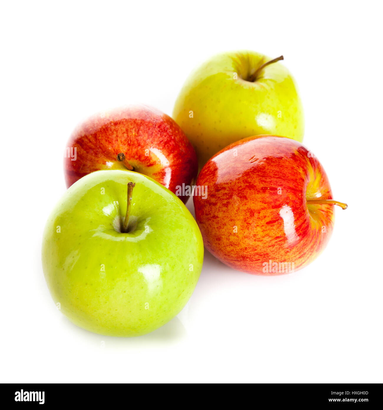 apples isolated on white background Stock Photo - Alamy