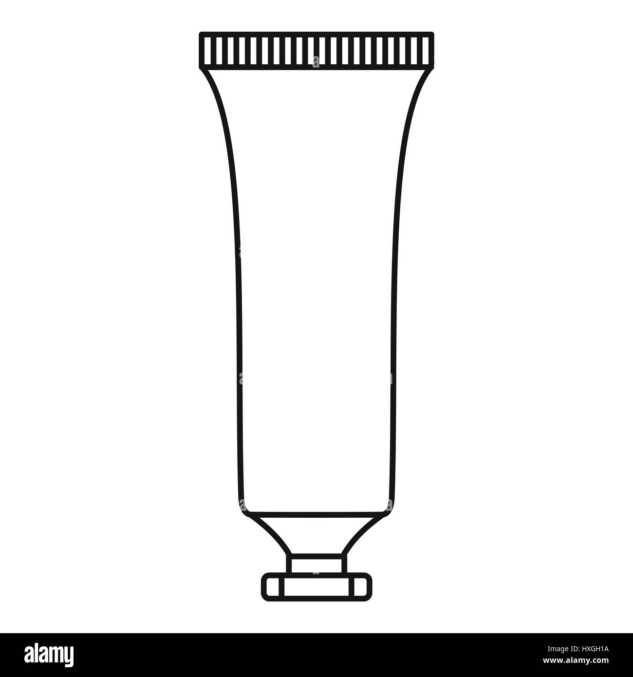 Cosmetic tube icon, outline style Stock Vector Image & Art - Alamy