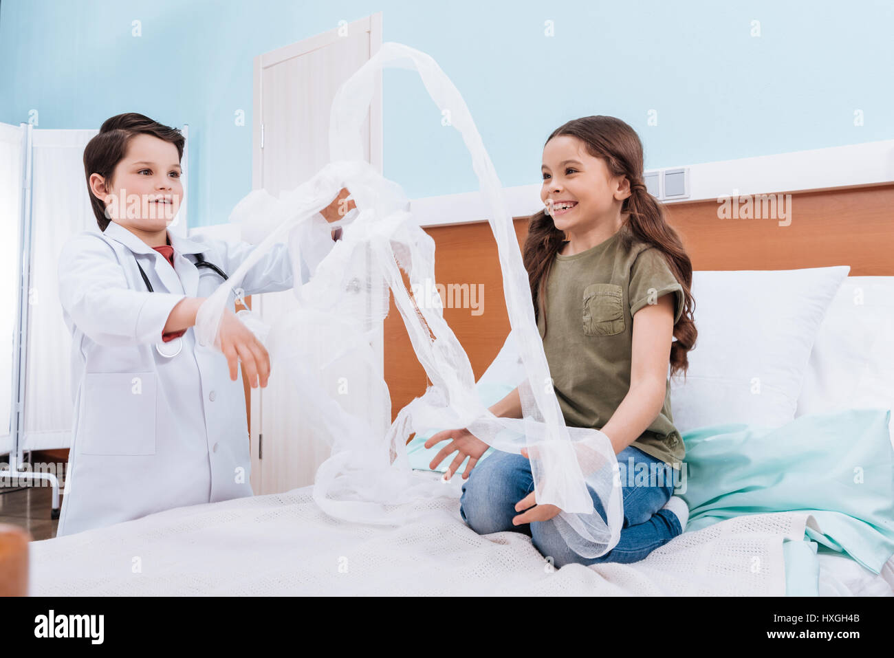 Kids Hospital Playing High Resolution Stock Photography and Images - Alamy