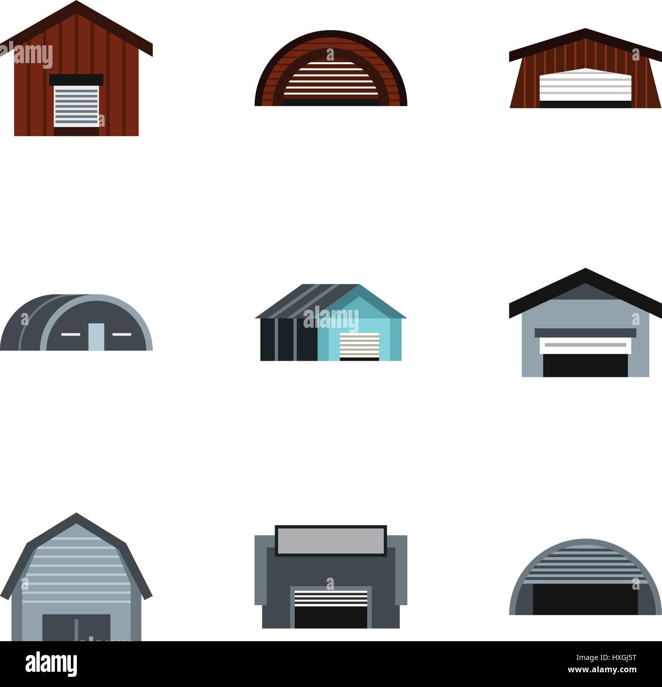 Warehouse icons set, flat style Stock Vector Image & Art - Alamy Warehouse icons set, flat style Stock Vector Image & Art - Alamy