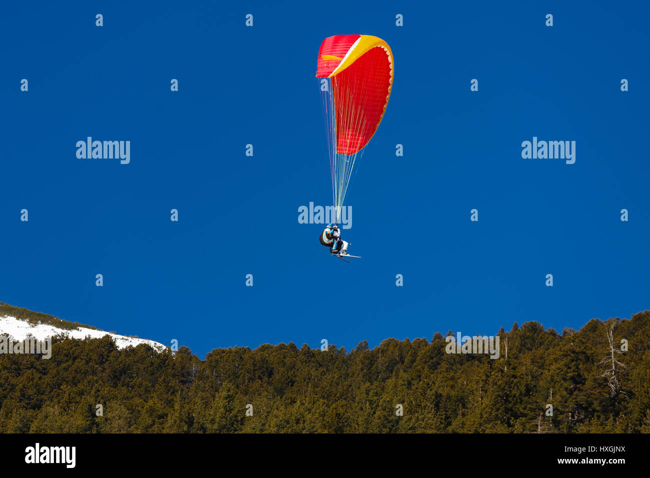 Speed flying as the air sport of flying a small, fast fabric wing ...