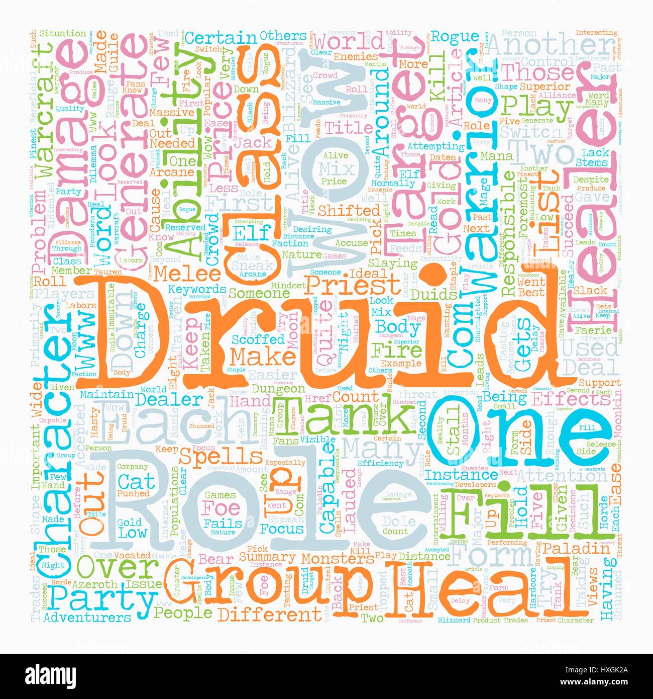 The Druid Stock Vector Images - Alamy