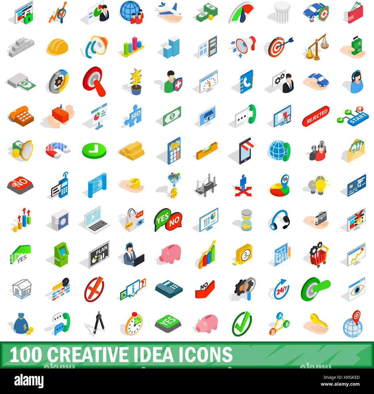 100 creative idea icons hi-res stock photography and images - Alamy
