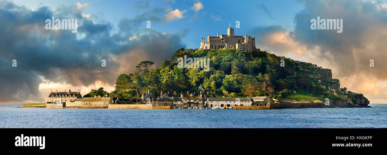St michael's mount cornwall hi-res stock photography and images - Alamy