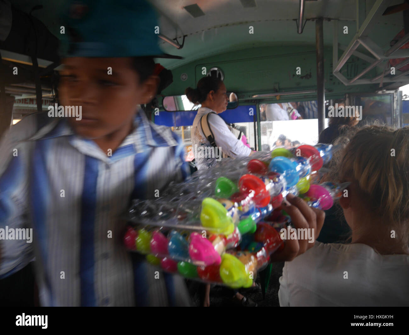 Chicken bus inside hi-res stock photography and images - Alamy