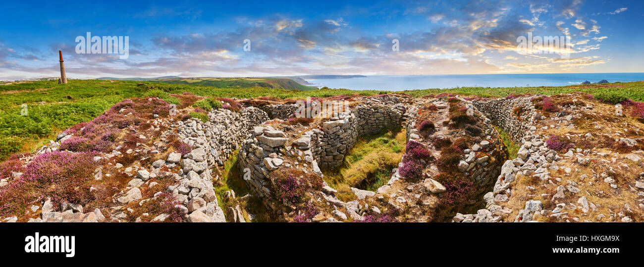 Ballowall Barrow prehistoric chambered tomb, Carn Gluze, Ballowall ...
